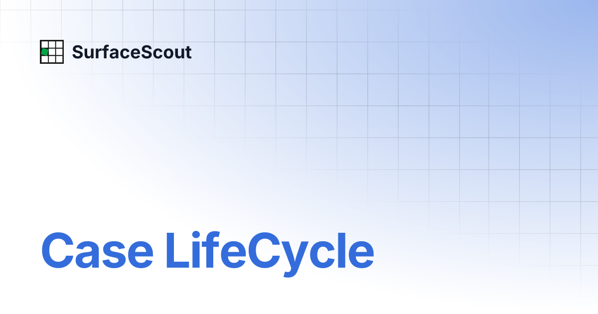 Case Lifecycle Surfacescout